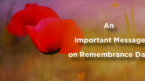 A Remembrance Day Message | Inspiration Ministries